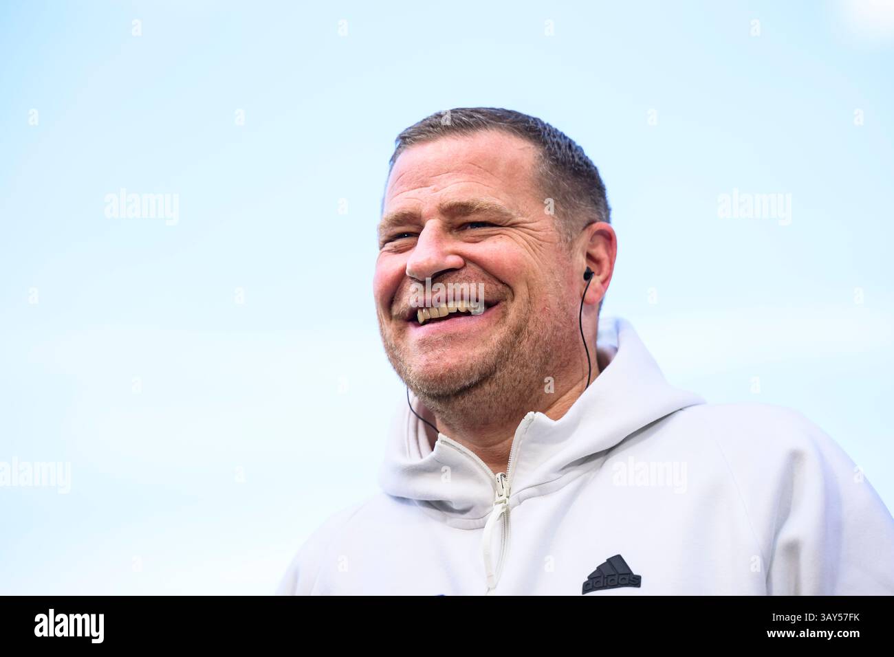 19 April 2025, Baden-Württemberg, Heidenheim: Soccer: Bundesliga, 1. FC Heidenheim - Bayern ...