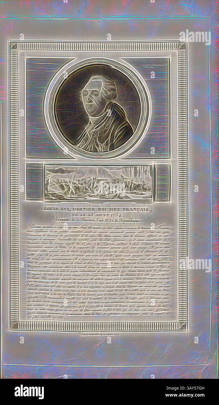 A detailed portrait of a historical figure, framed within an ornate ...