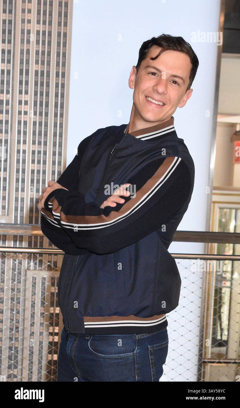 New York, NY, USA. 22nd Apr, 2025. Guaynaa visits the Empire State ...