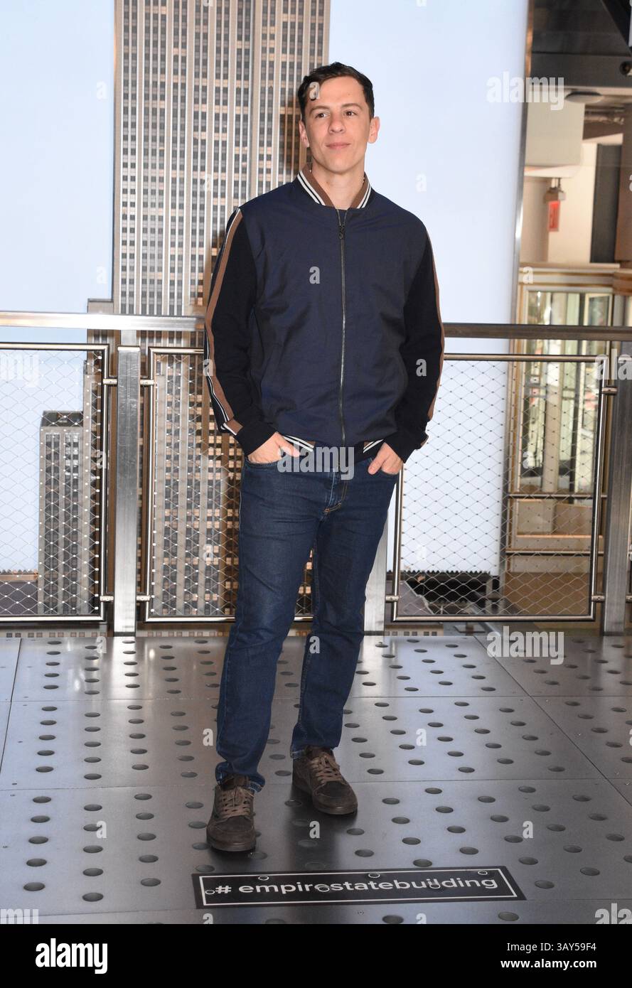 New York, NY, USA. 22nd Apr, 2025. Guaynaa visits the Empire State ...