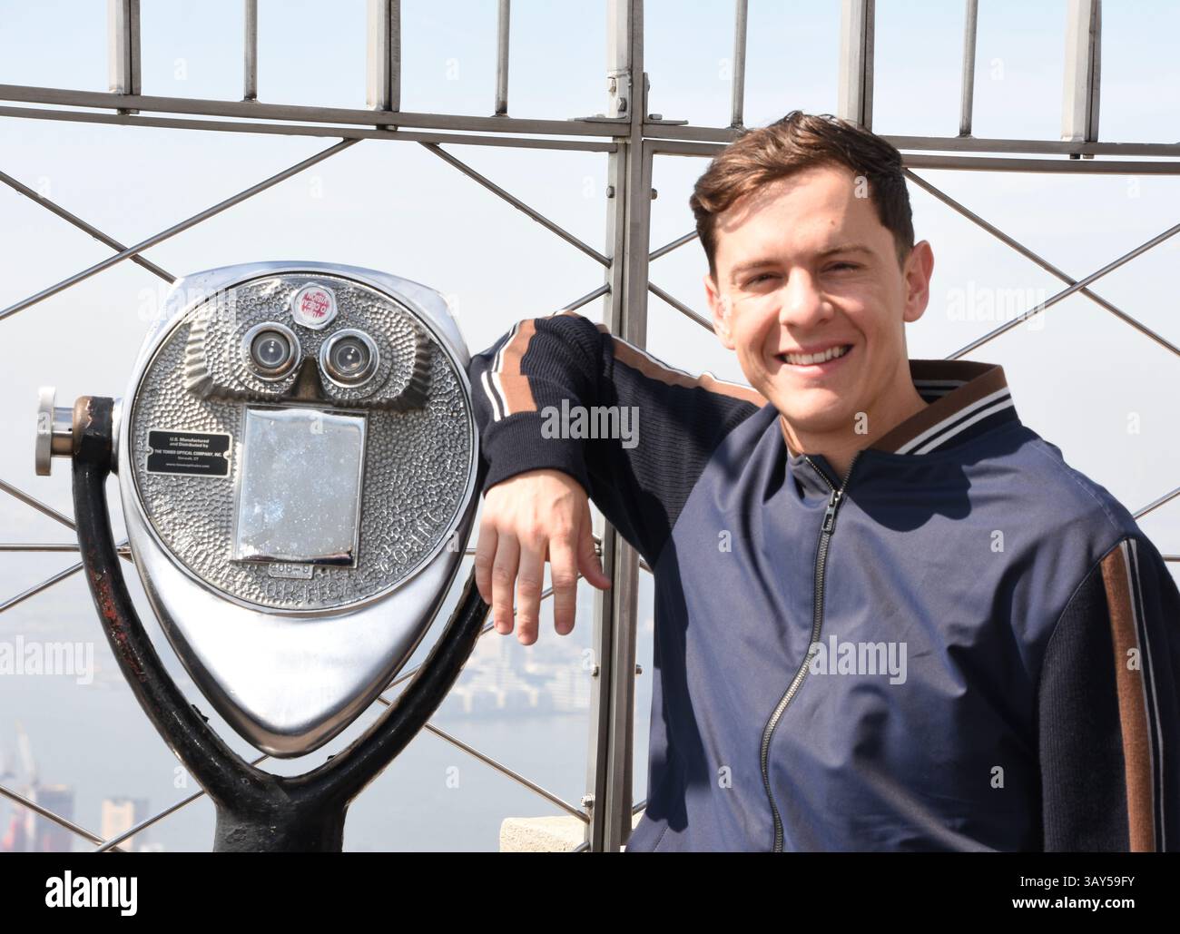 New York, NY, USA. 22nd Apr, 2025. Guaynaa visits the Empire State ...