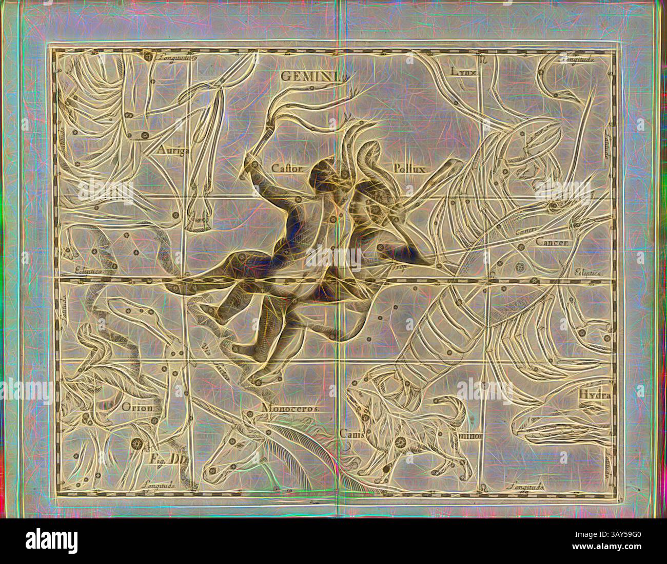 Intricate depictions of constellations hi-res stock photography and ...