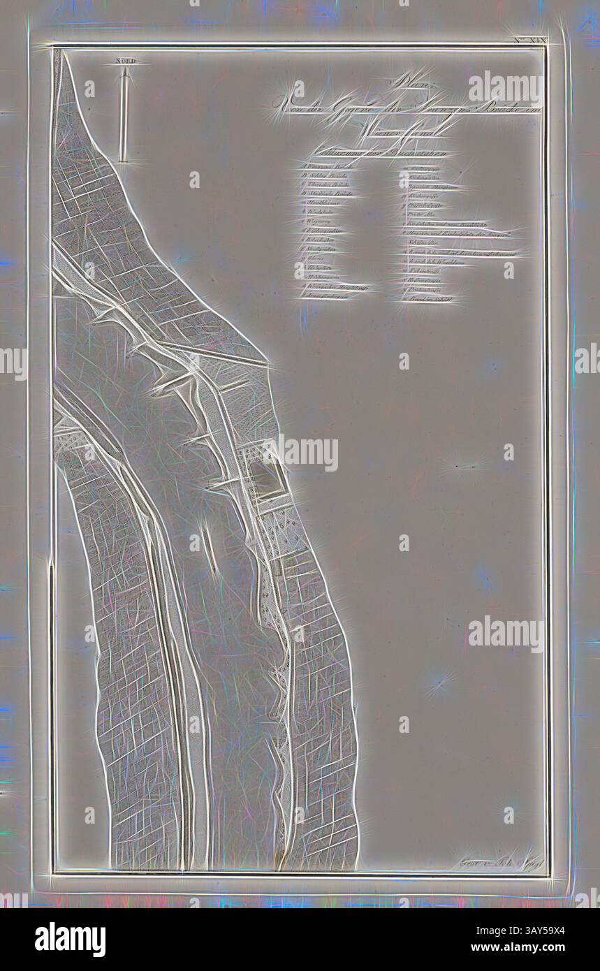 A detailed topographic map featuring winding lines that represent ...