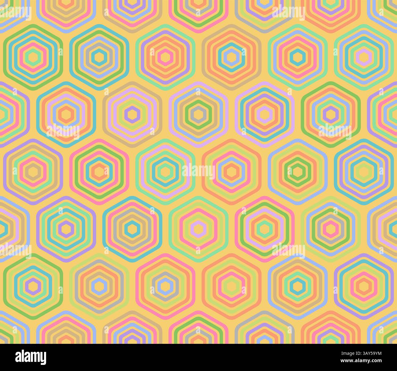 Honeycomb mosaic background. Bold rounded stacked hexagons mosaic pattern. Large honeycomb cells ...