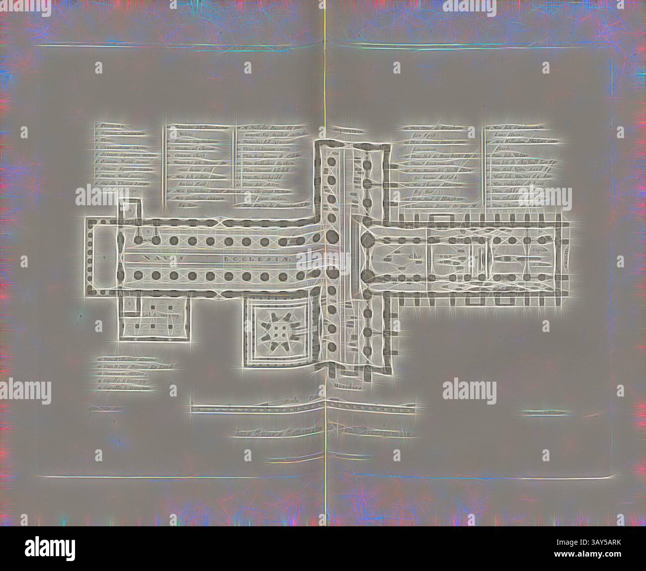 Paul cathedral cross plan hi-res stock photography and images - Alamy