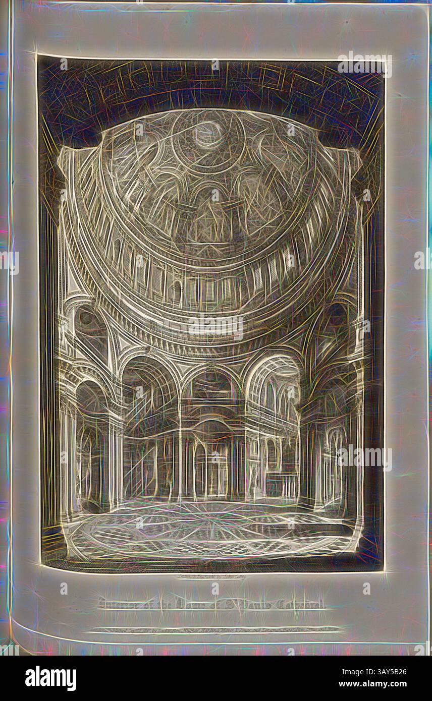 A grand architectural space featuring intricate arches, columns, and a ...