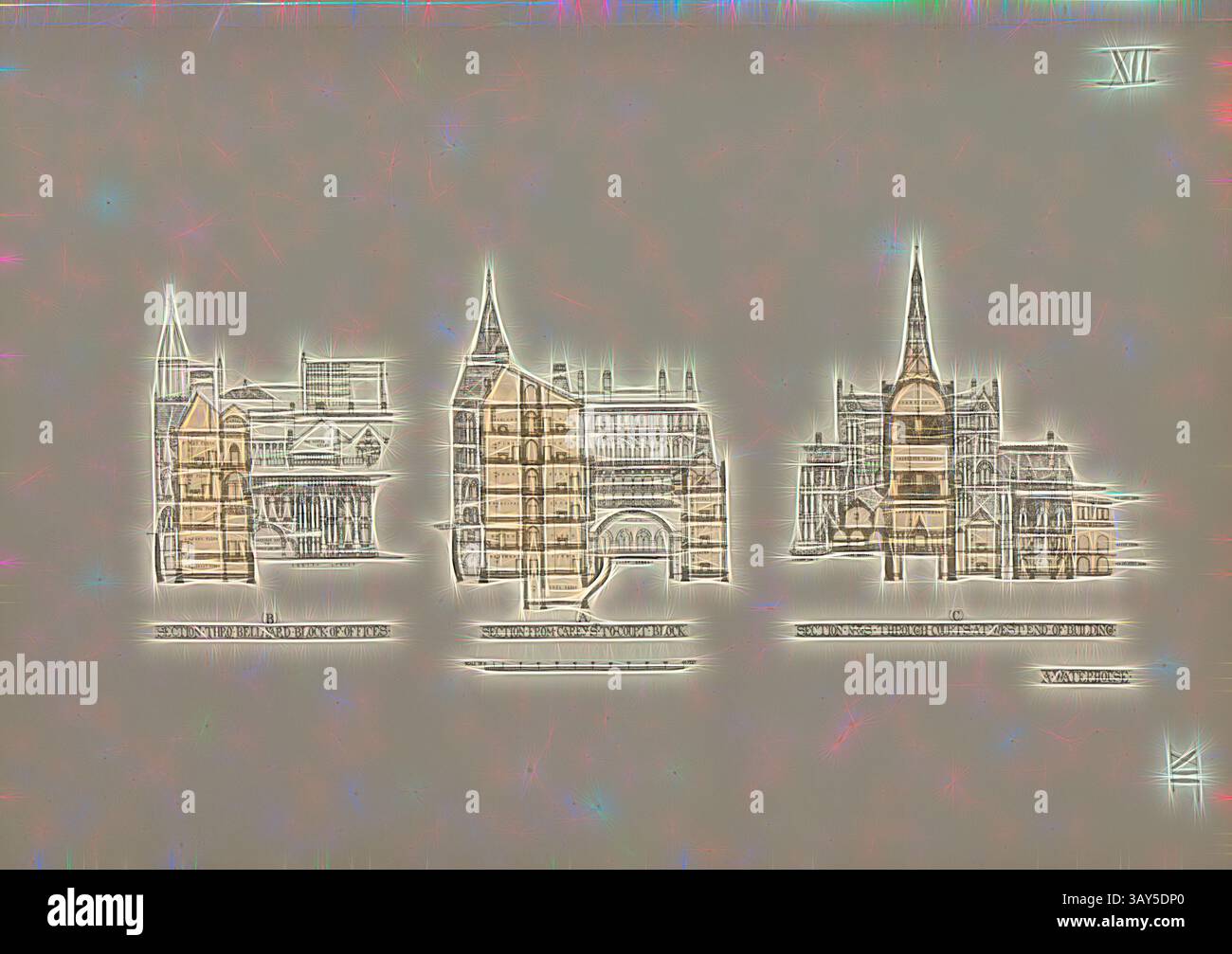 Three distinct architectural structures hi-res stock photography and ...