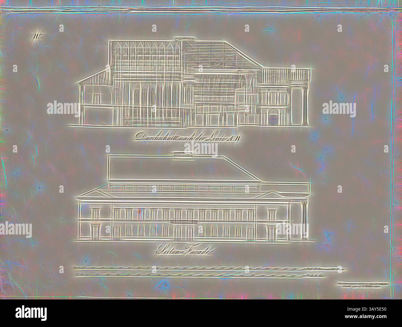 Upper section presents detailed sketches hi-res stock photography and ...