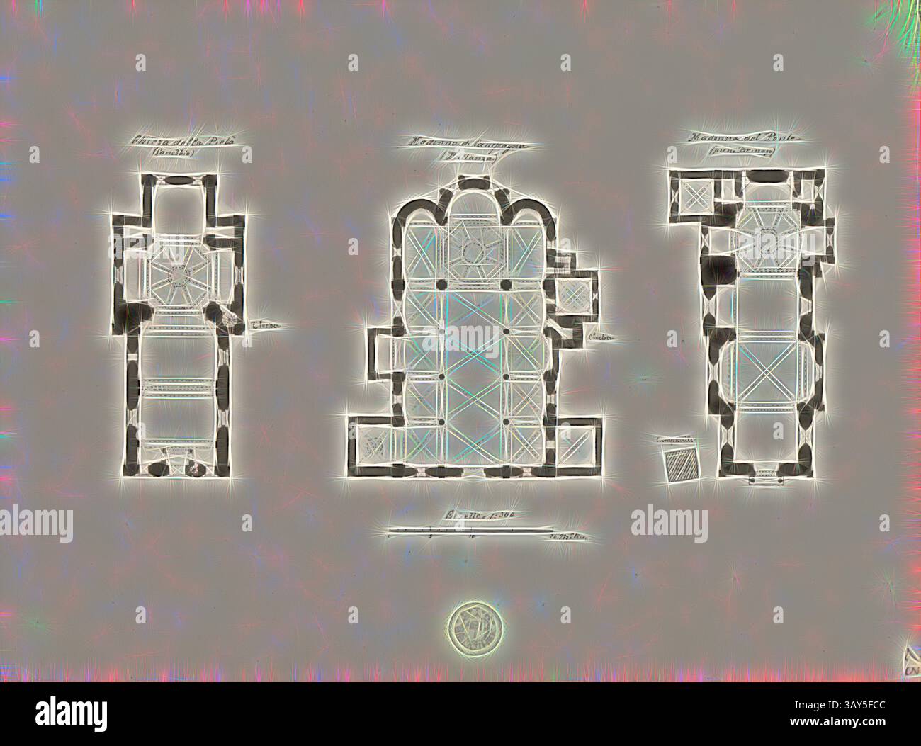 Church floor plans hi-res stock photography and images - Alamy