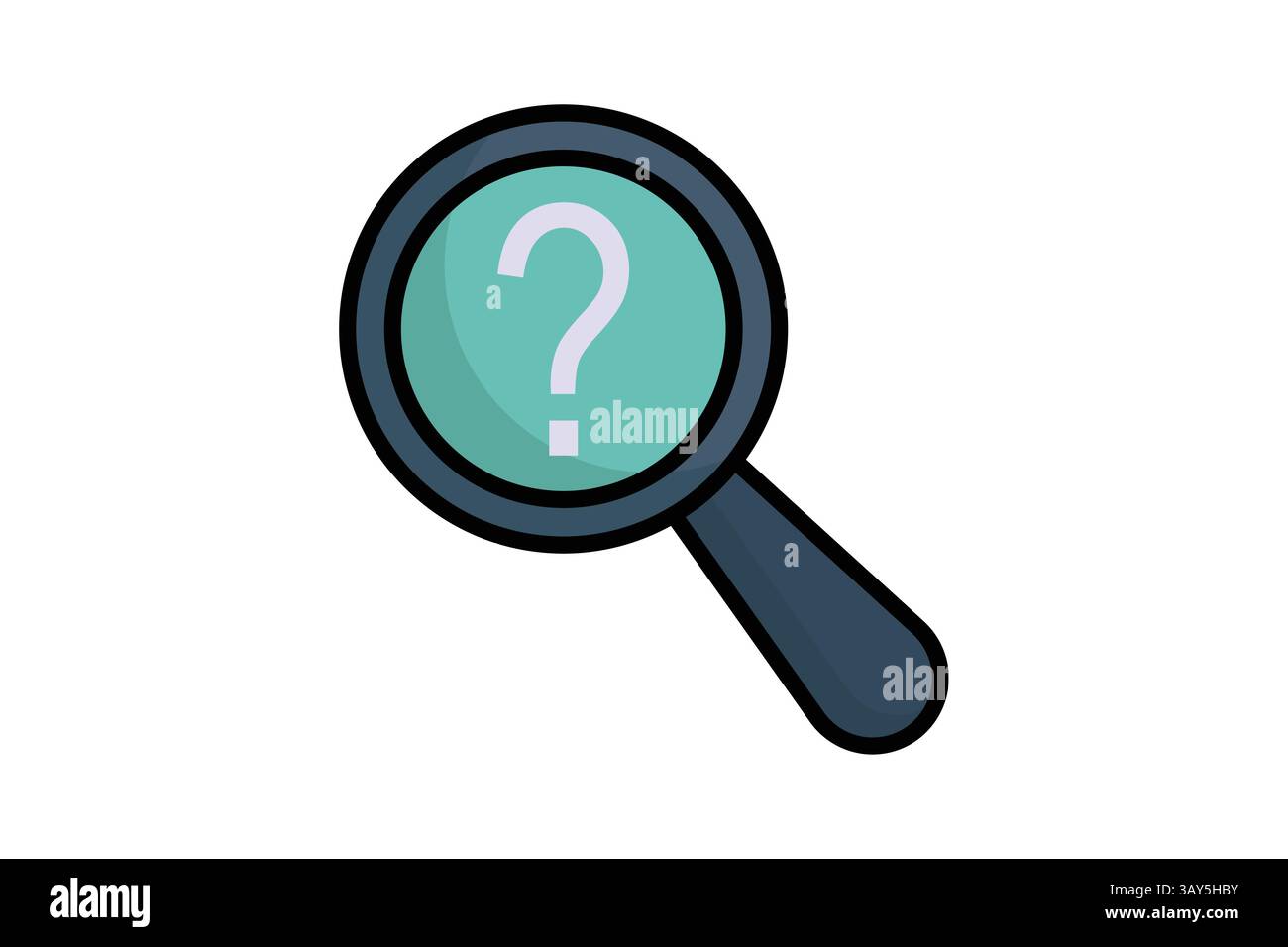 Clue icon. colored outline icon style. law elements vector illustration ...