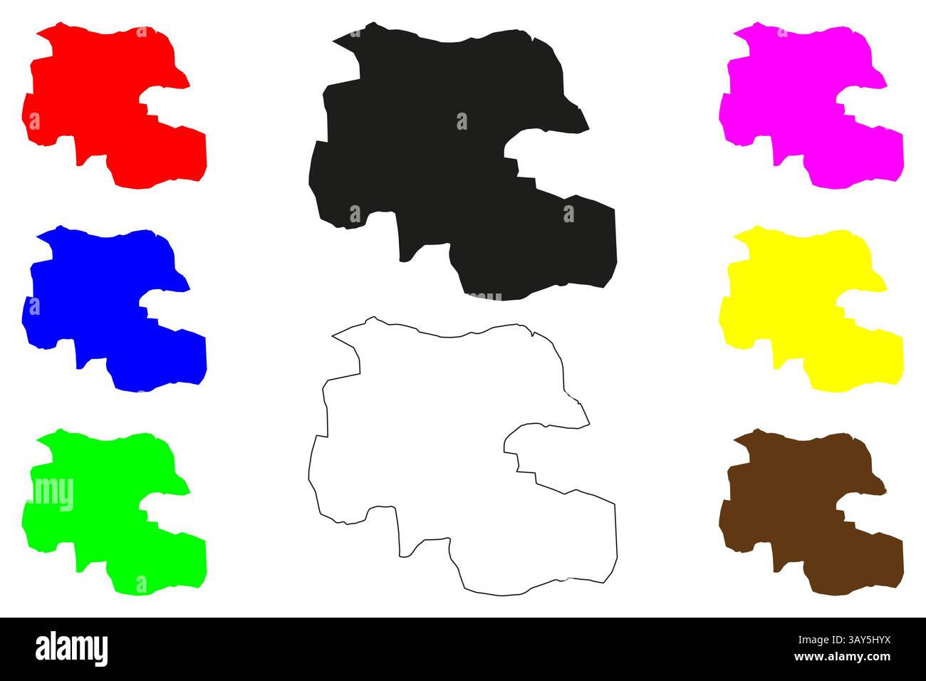 Madanapalle city (Republic of India, State of Andhra Pradesh) map ...