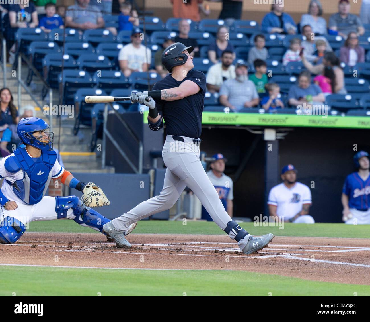 Durham, NC: Scranton/Wilkes-Barre RailRiders infielder T.J. Rumfield ...