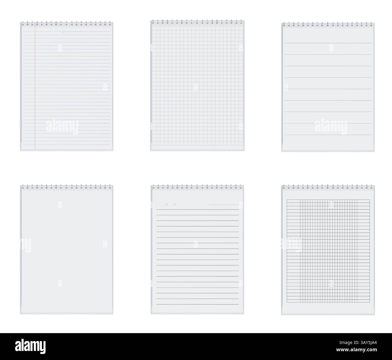 Checkered and dots paper binder Stock Vector Images - Alamy