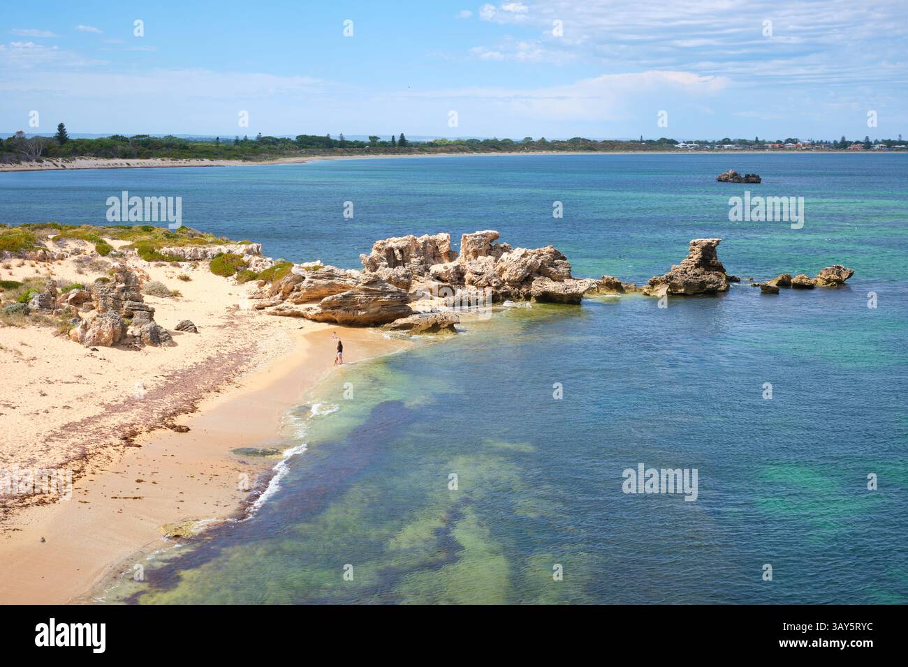 The beach below Cape Peron Lookout, Point Peron, Cape Peron Coastal ...