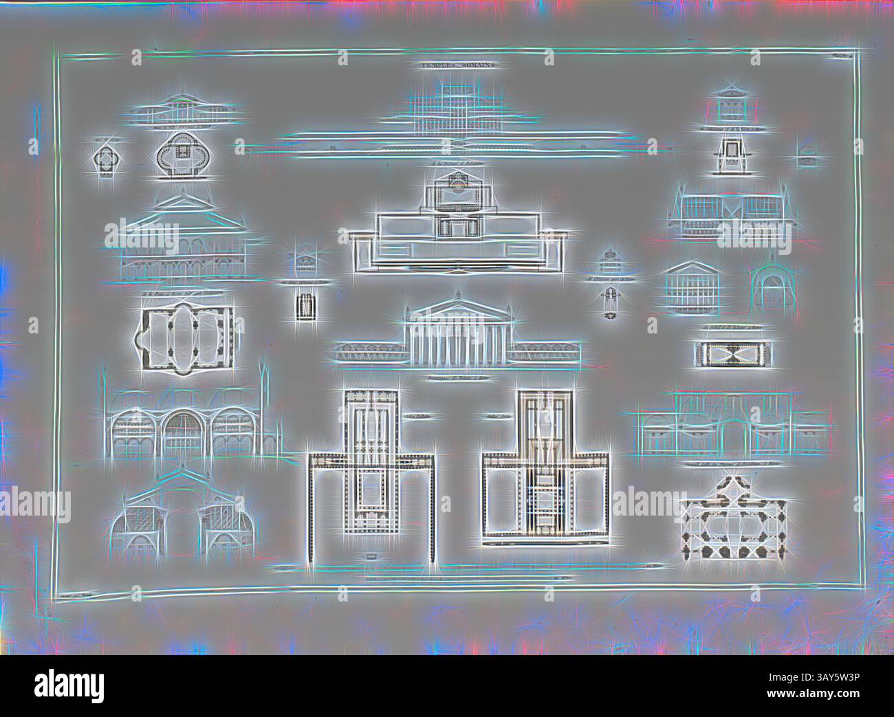 Layout of various temples hi-res stock photography and images - Alamy