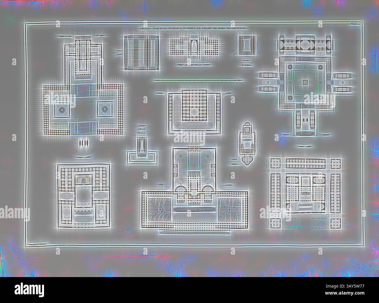 Showcasing the architectural layout of the campus hi-res stock ...