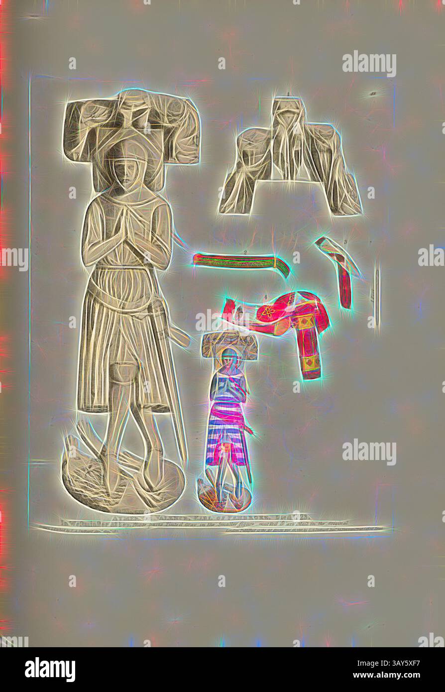 A collection of ancient sculptures and artifacts displayed artistically ...