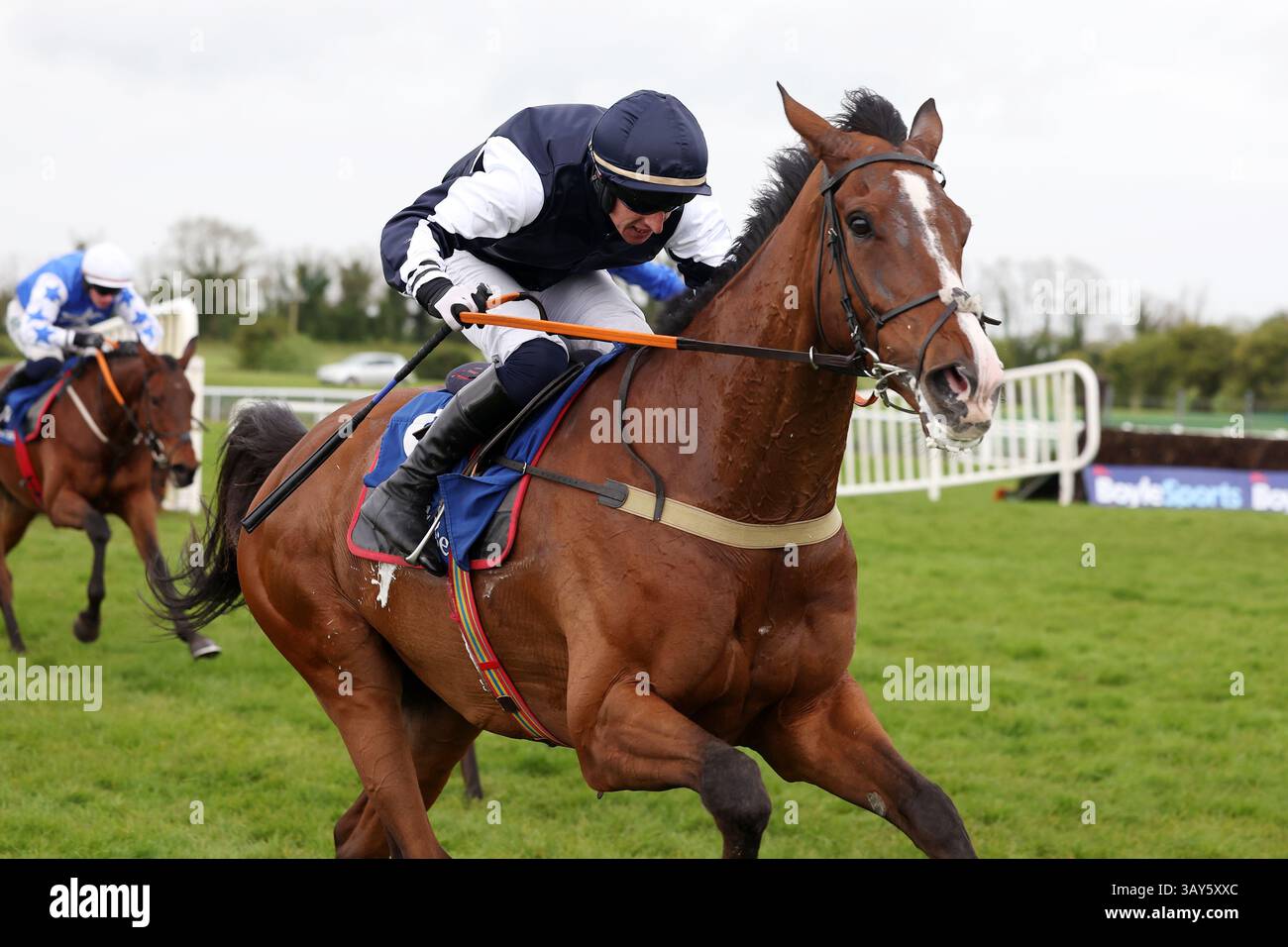 Locked Box ridden by Philip Donovan on their way to winning the Tom ...