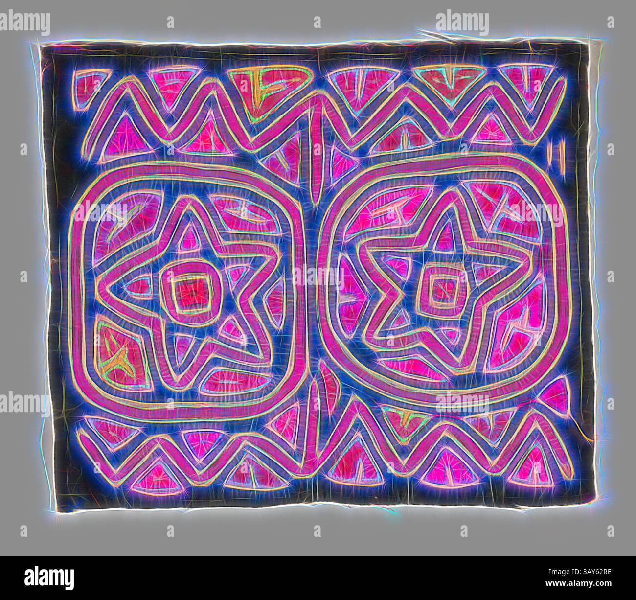 Triangular designs in bold colors hi-res stock photography and images ...