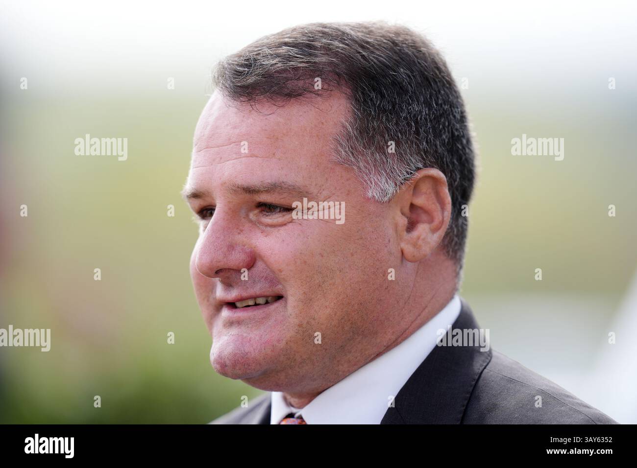 Trainer Dylan Cunha during The Spring Meeting at Epsom Downs Racecourse ...