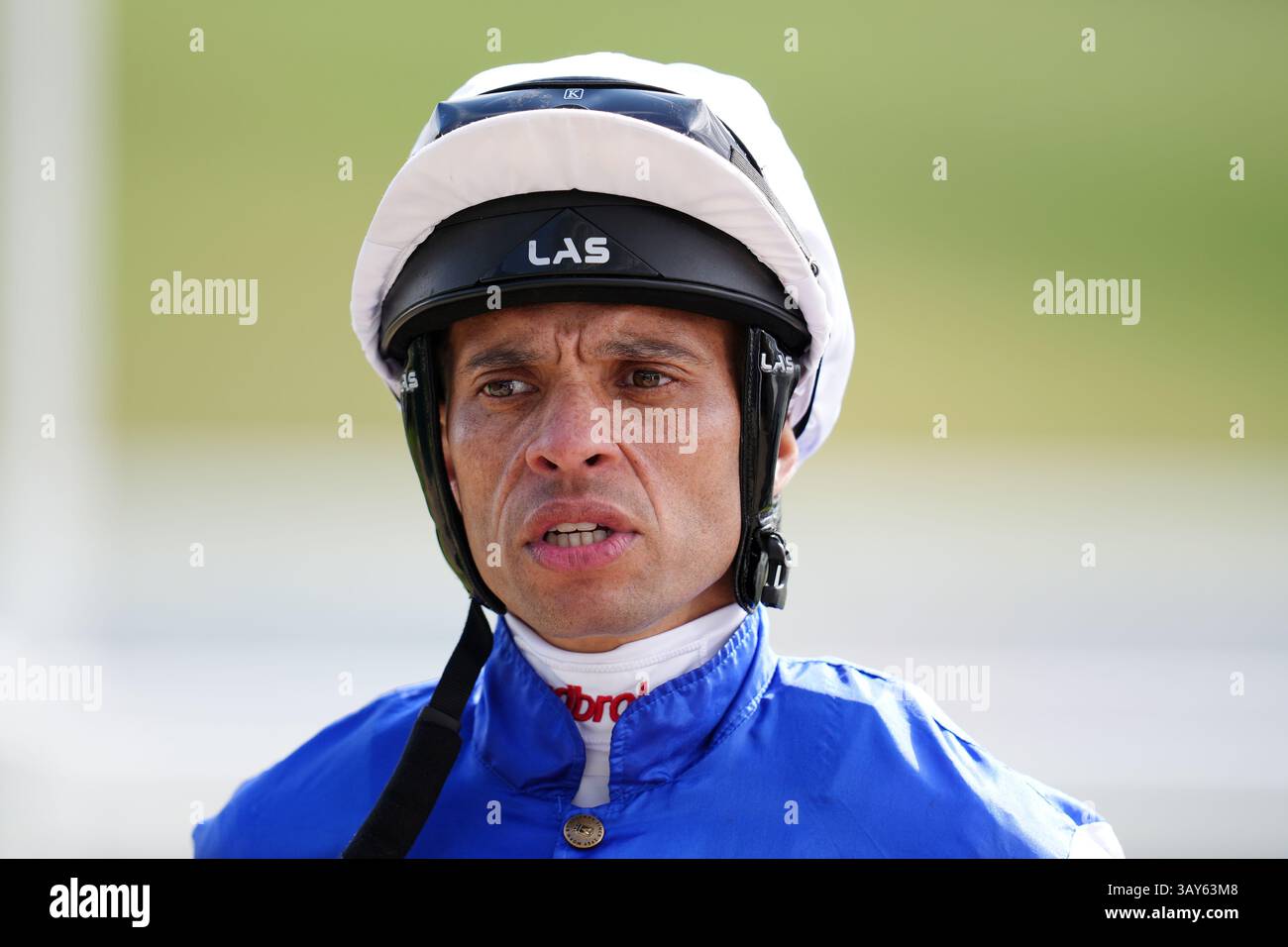Jockey Sean Levey during The Spring Meeting at Epsom Downs Racecourse ...