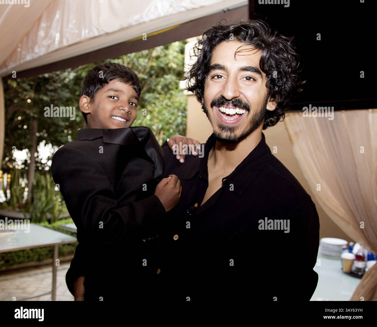 November 12, 2016 - Hollywood, California, U.S. - SUNNY PAWAR and DEV PATEL promote the movie ...