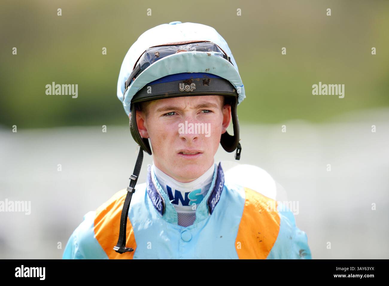 Jockey Joe Leavy during The Spring Meeting at Epsom Downs Racecourse ...