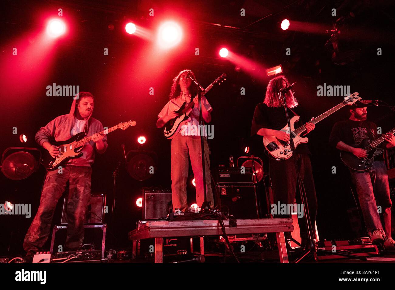 Copenhagen, Denmark. 21st Apr, 2025. The Canadian indie pop band Peach ...
