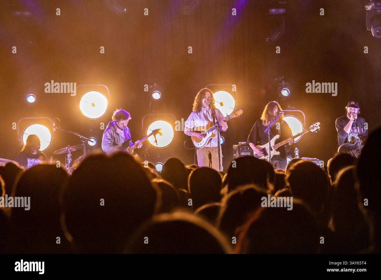 Copenhagen, Denmark. 21st Apr, 2025. The Canadian indie pop band Peach ...