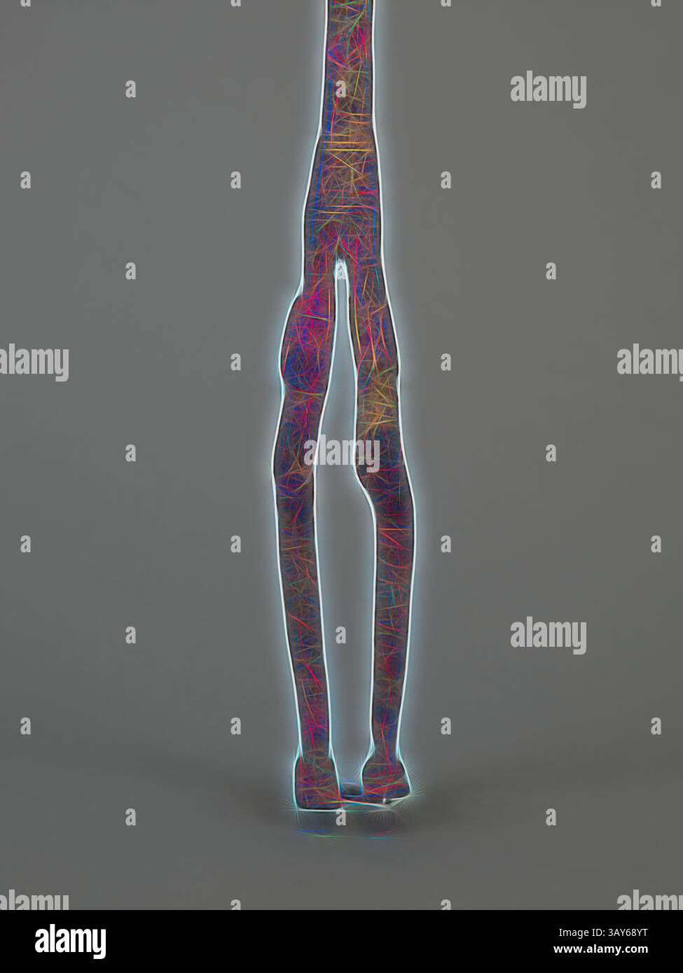 Stylized representation of elongated limbs hi-res stock photography and ...