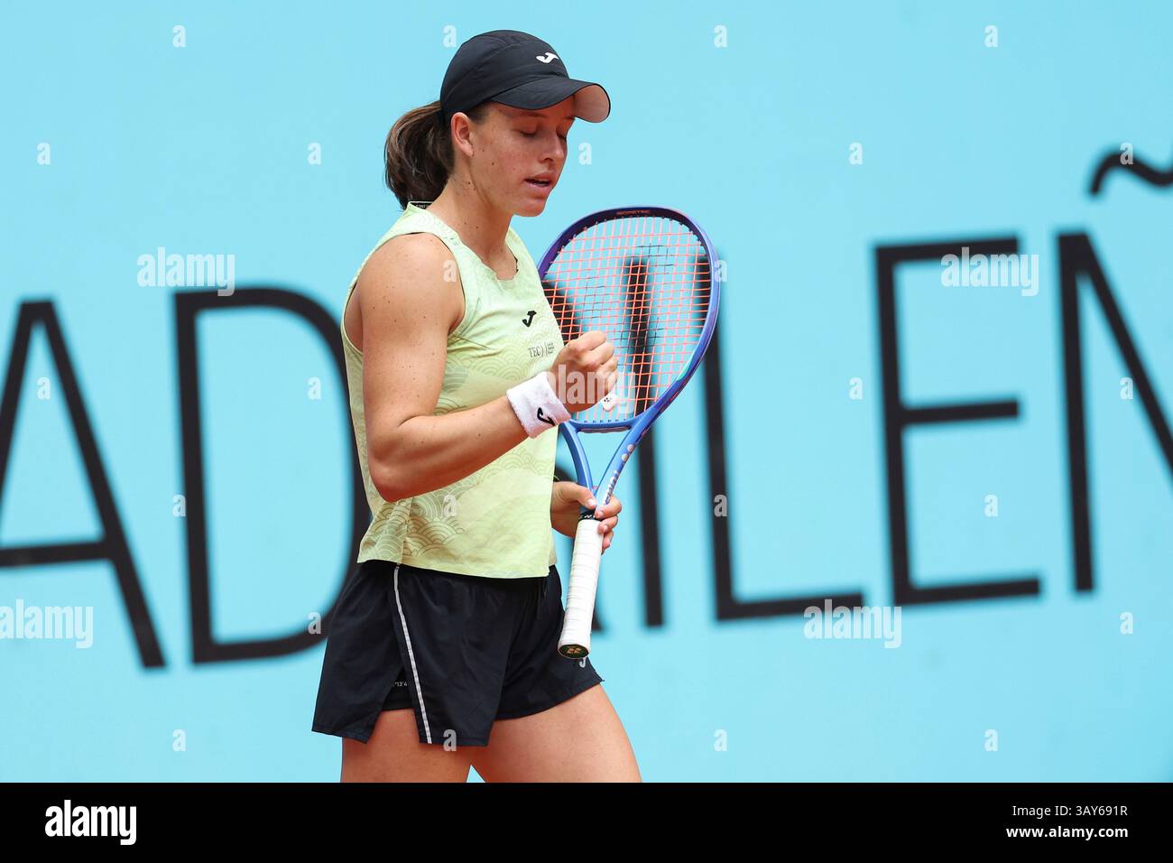 Kaitlin Quevedo of Spain celebrates a point against Anna Blinkova of ...