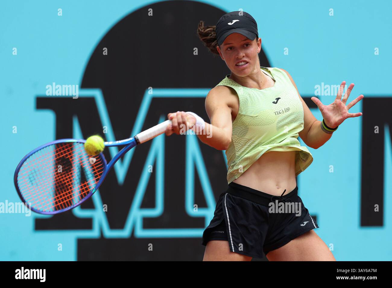 Kaitlin Quevedo of Spain in action against Anna Blinkova of Rusia ...