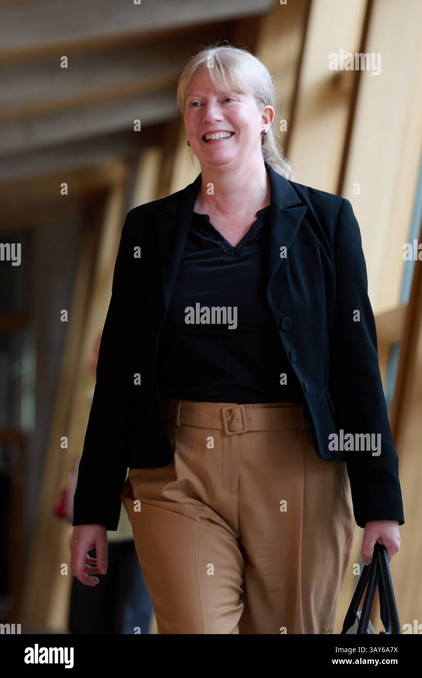 Edinburgh Scotland, UK 22 April 2025. Cabinet Secretary for Finance and ...