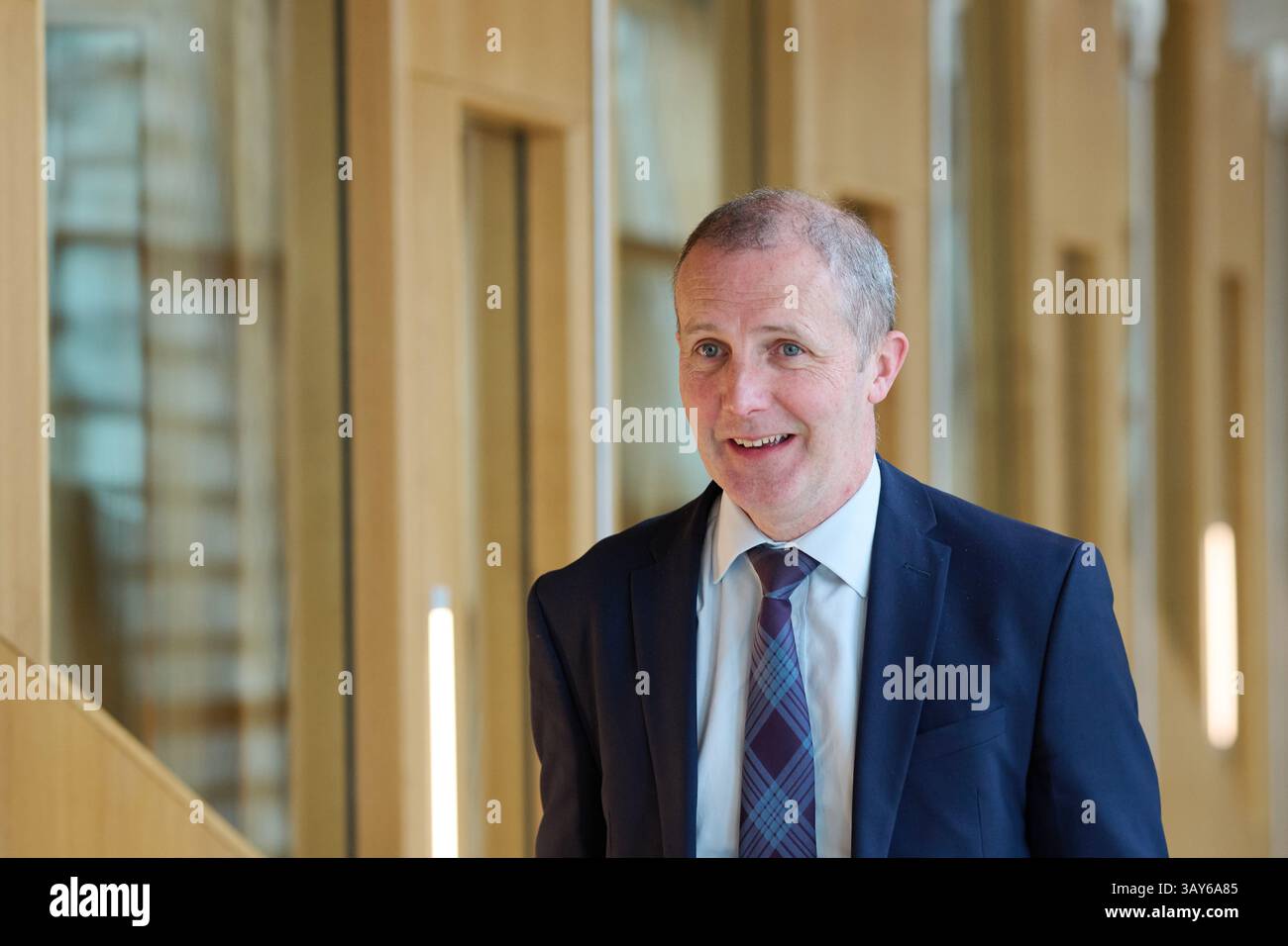 Edinburgh Scotland, UK 22 April 2025. Michael Matheson MSP at the ...