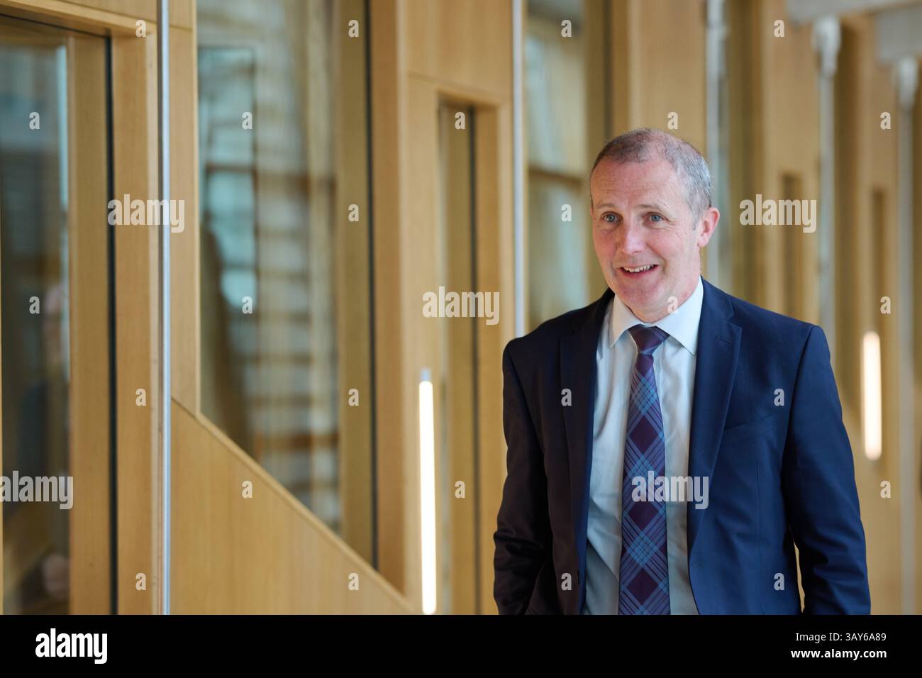 Edinburgh Scotland, UK 22 April 2025. Michael Matheson MSP at the ...