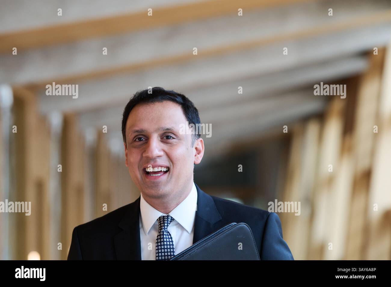 Edinburgh Scotland, UK 22 April 2025. Scottish Labour leader Anas ...