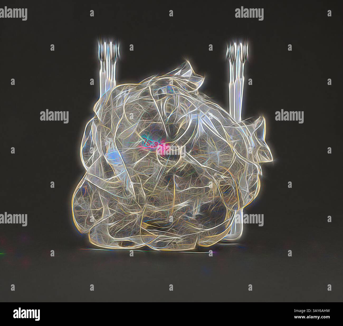 Tangled mass of illuminated strands hi-res stock photography and images ...