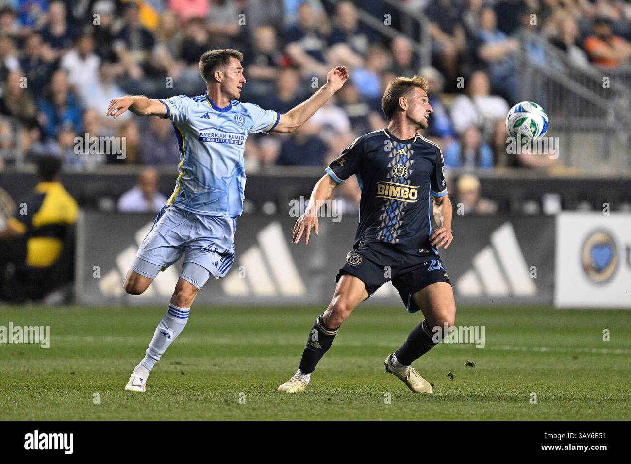 CHESTER, PA - APRIL 19: Philadelphia Union forward Bruno Damiani #20 ...