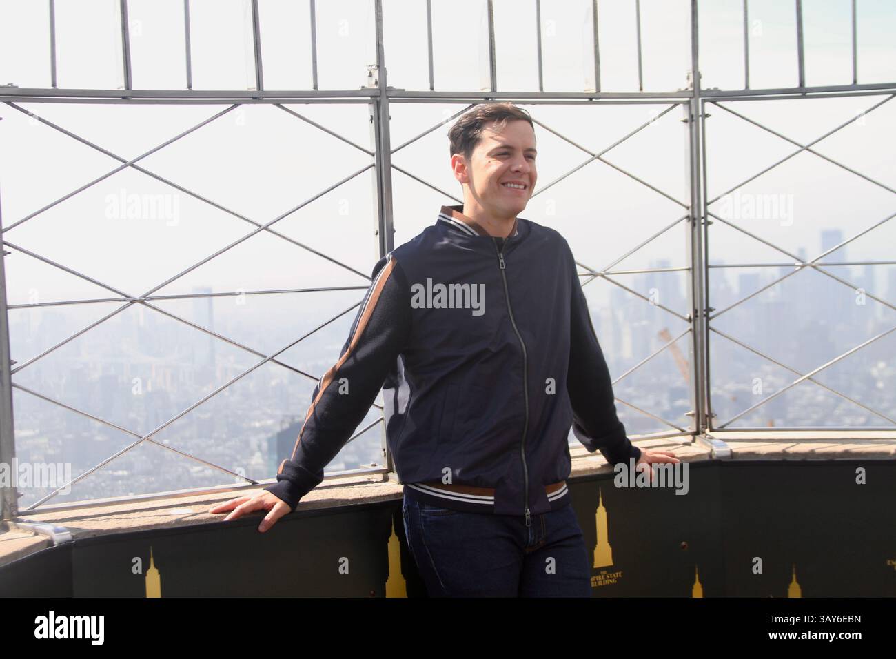 April 22, 2025, New York City, New York: (new) guaynaa visit the empire ...