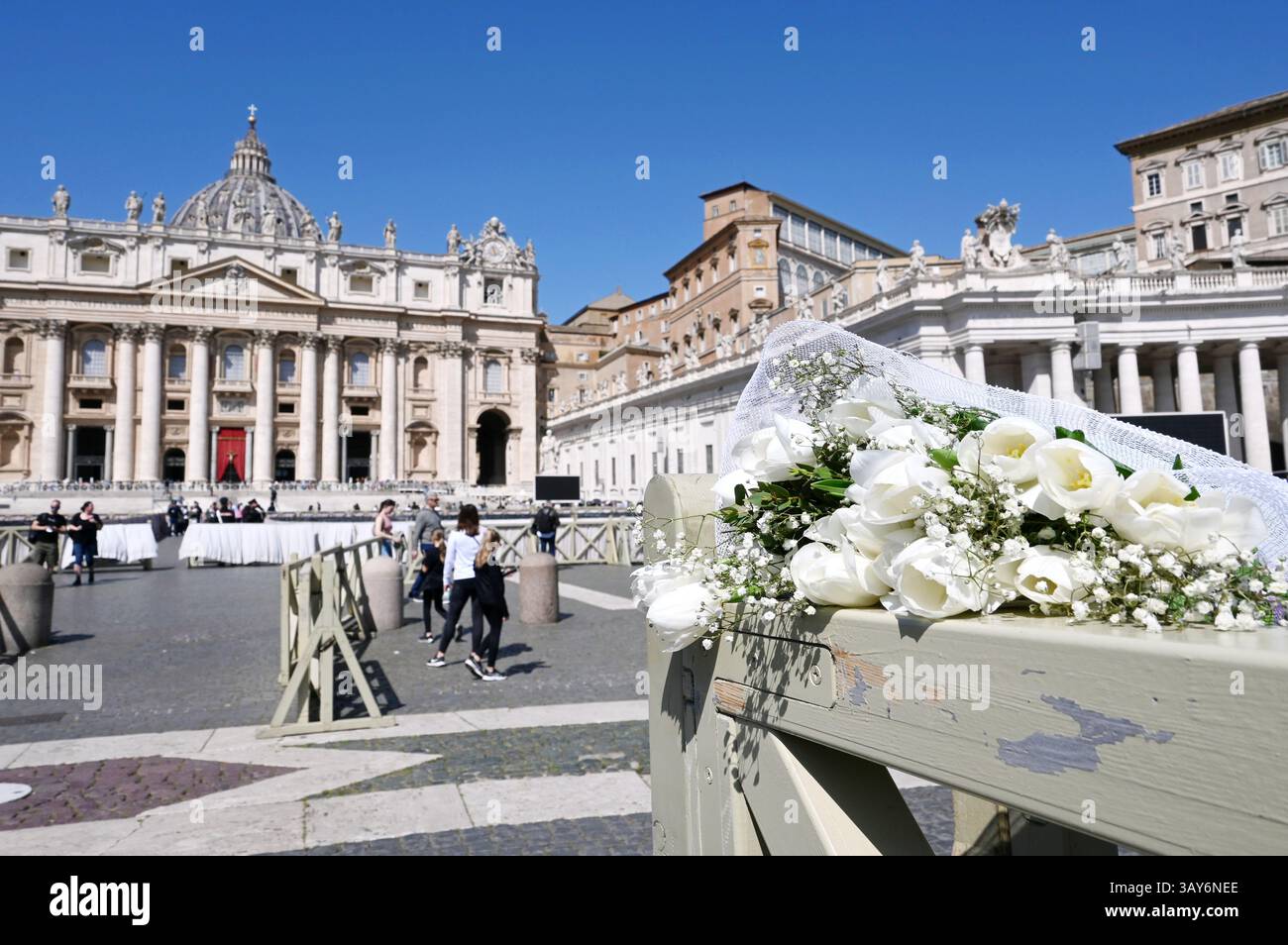 A shot taken in Saint Peter Square, Rome, Italy, April 22 2025. From ...