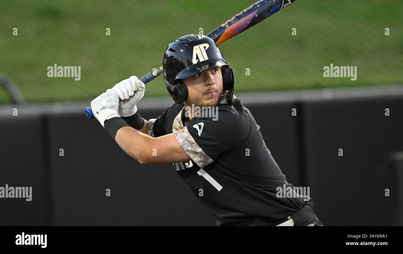 Austin Peay infielder Kyler Proctor (1) plays Morehead St. in an NCAA ...