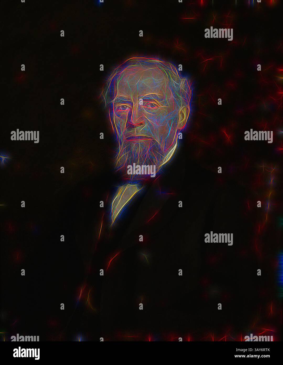 A dignified gentleman with a distinguished beard and formal attire ...