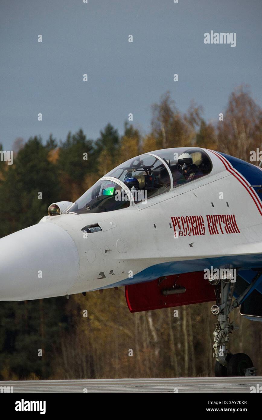 Su-30 is a twin-engine, two-seat supermaneuverable fighter aircraft ...