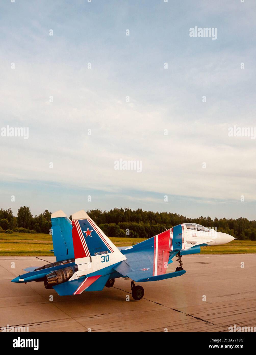 Su-30 is a twin-engine, two-seat supermaneuverable fighter aircraft ...