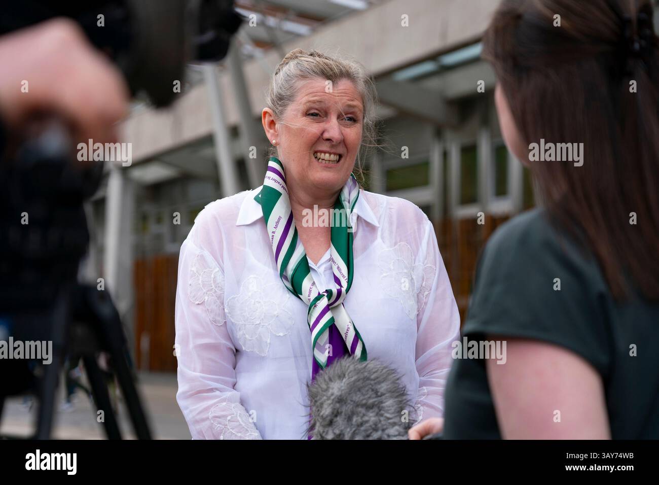 Edinburgh, Scotland UK. 22nd April 2025. PIC; SUSAN SMITH director of ...