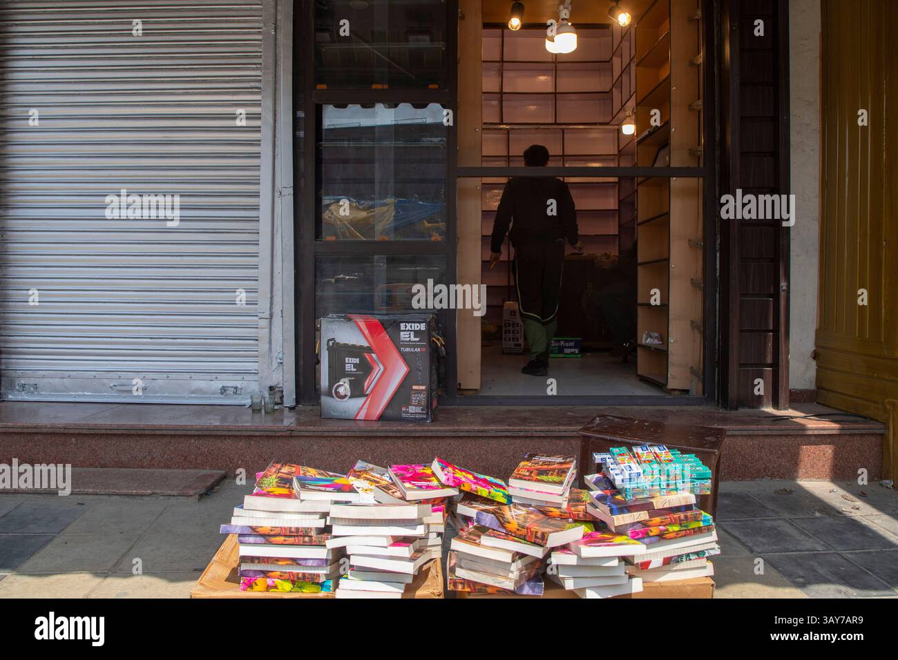 General view of empty 'Best Seller' book store in Lal Chowk Srinagar. Bestseller,” one of ...