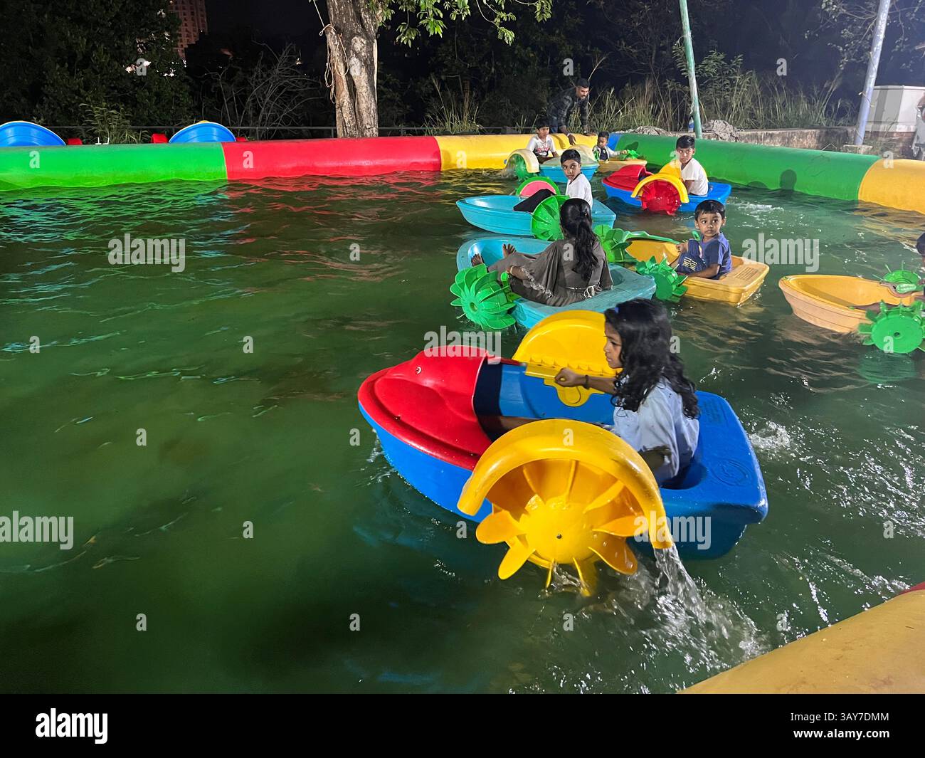 Children run during carnival hi-res stock photography and images - Alamy