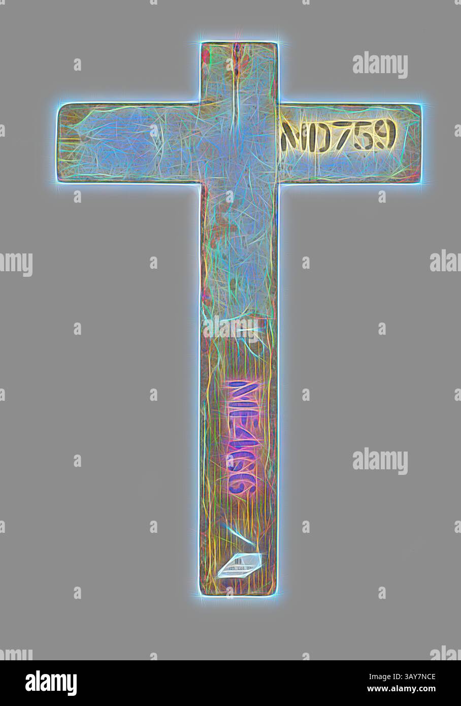 Stylized cross adorned hi-res stock photography and images - Alamy