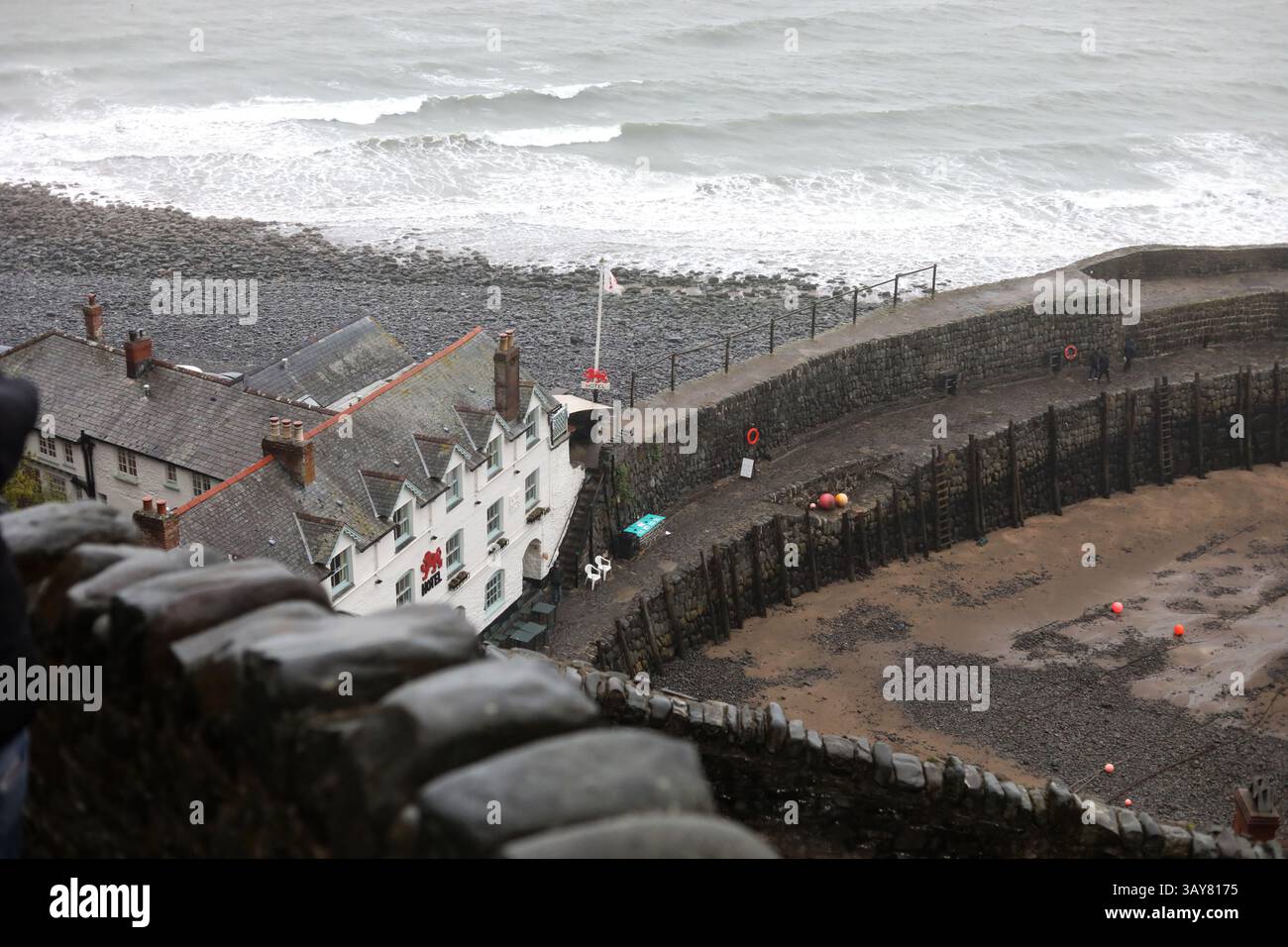 General views of beautiful Clovelly a village in the Torridge district ...