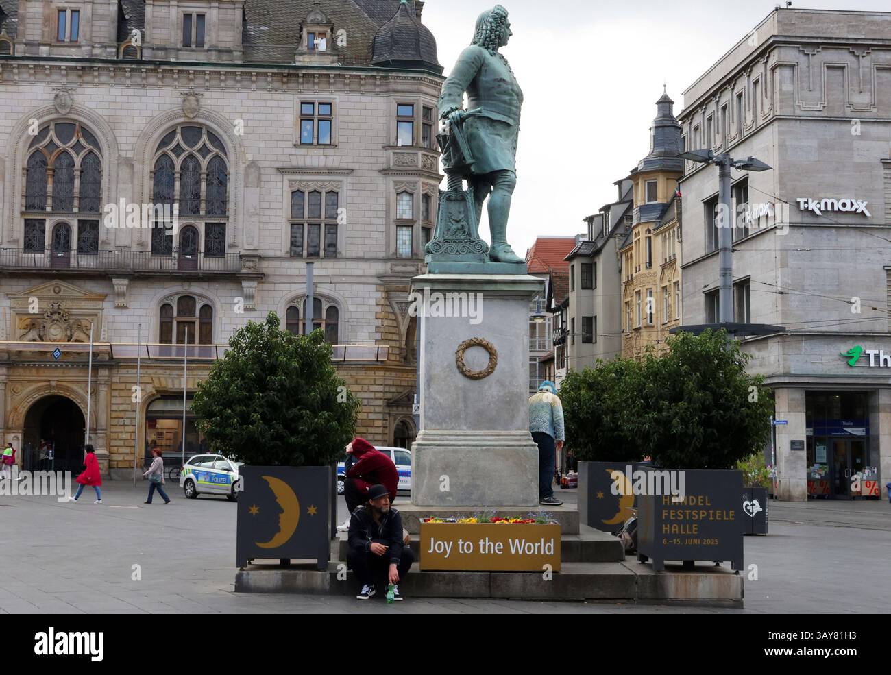 22.04.2025 Sachsen Anhalt Sachsen-Anhalt Halle Saale Markt Marktplatz ...